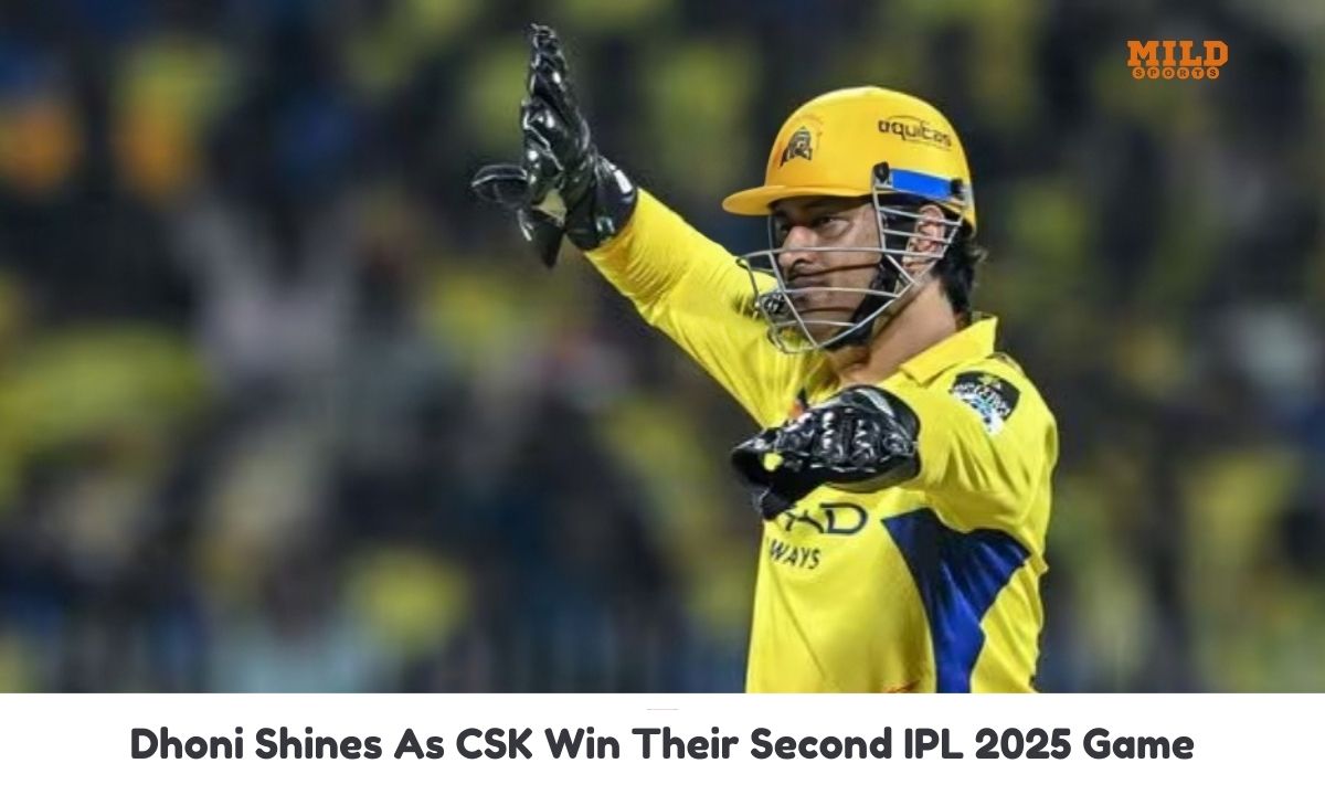 Dhoni Shines As CSK Win Their Second IPL 2025 Game